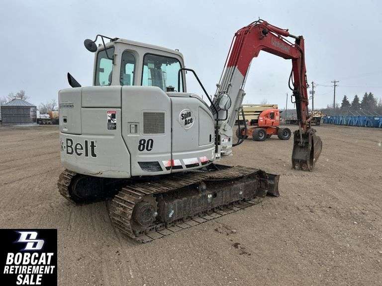 2012 Link Belt 80 Mini Excavator Excavator - Michener Allen ...