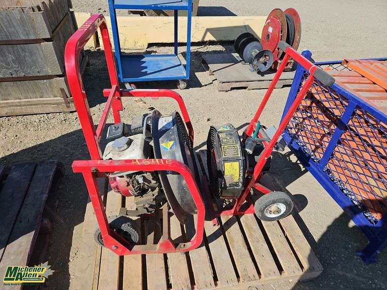 Pallet with 2 Industrial Fans (Electric and Gas) - Qty.1 - Michener ...