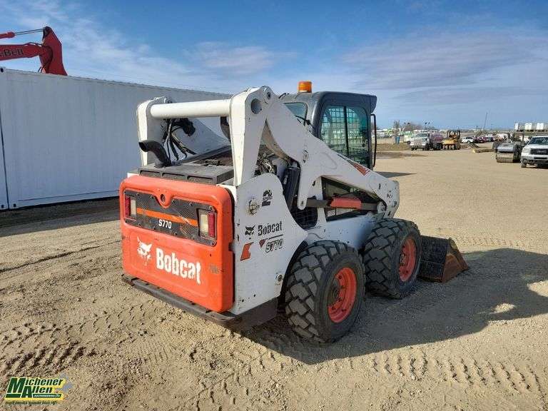 2017 Bobcat S770 Rubber Tired Skid Steer - Michener Allen Auctioneering Ltd