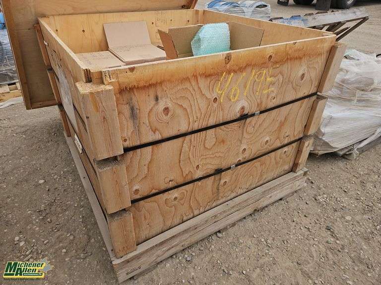 Crate with Electrical Components - Michener Allen Auctioneering Ltd