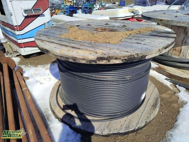 Large Spool of Armoured Cable - Michener Allen Auctioneering Ltd