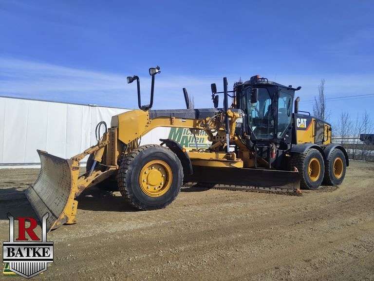 2015 Caterpillar 160M AWD Grader Snow Wing, Front Blade, Front Lift ...