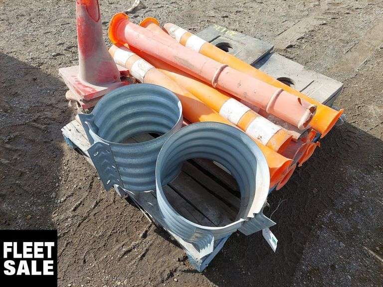 Pallet Containing Approximately 12 Candle Pylons with Bases, 9 Cone ...