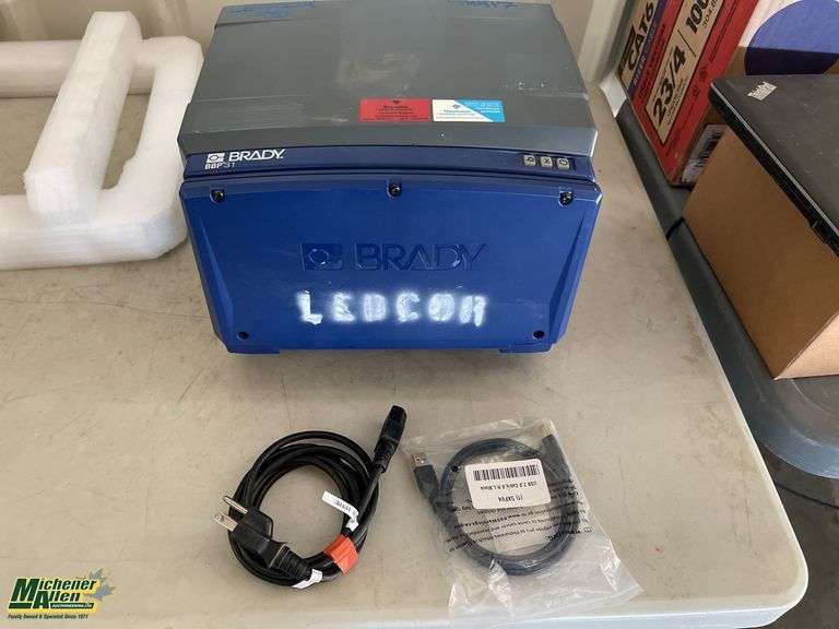 BradyPrinter BBP31 Sign & Label Printer - Michener Allen Auctioneering Ltd