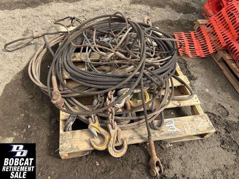 Pallet of Wire Slings/Cables - Michener Allen Auctioneering Ltd