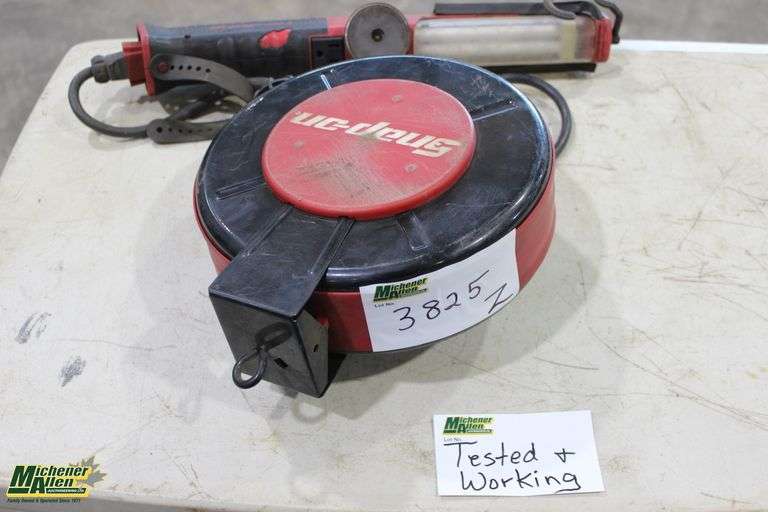 120V Snap-On Retractable Trouble Light - Michener Allen Auctioneering Ltd