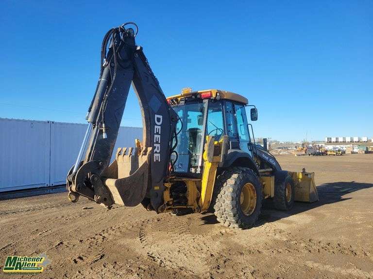 2012 John Deere 410K 4x4 Extendahoe - Michener Allen Auctioneering Ltd