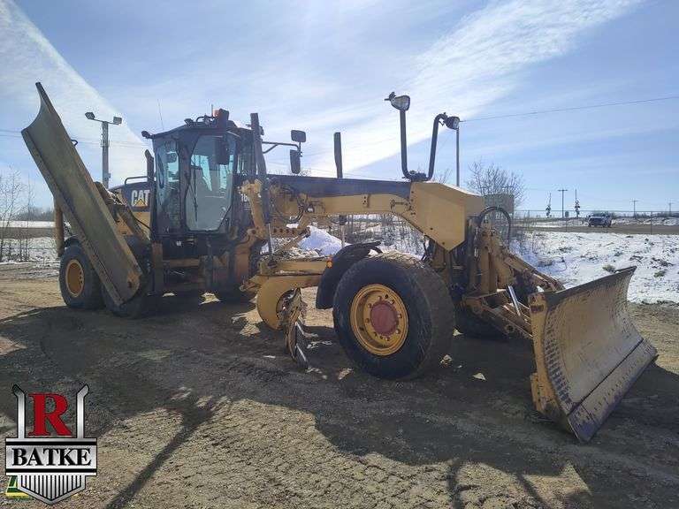 2015 Caterpillar 160M AWD Grader Snow Wing, Front Blade, Front Lift ...