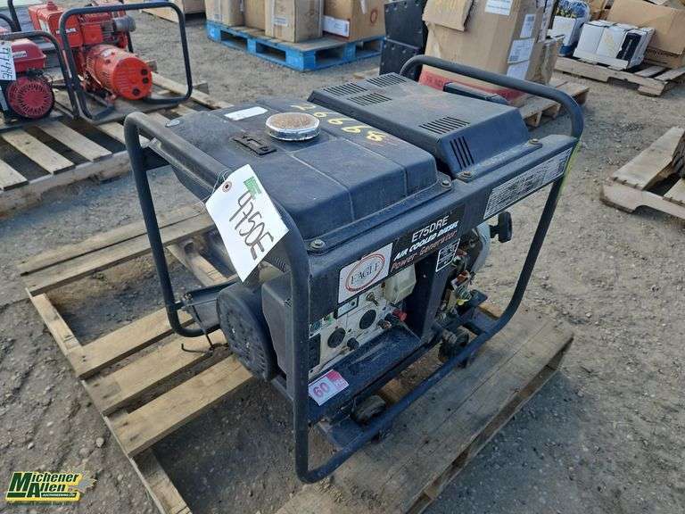 Eagle E75DRE Air Cooled Diesel Power Generator- Qty.1 - Michener Allen ...