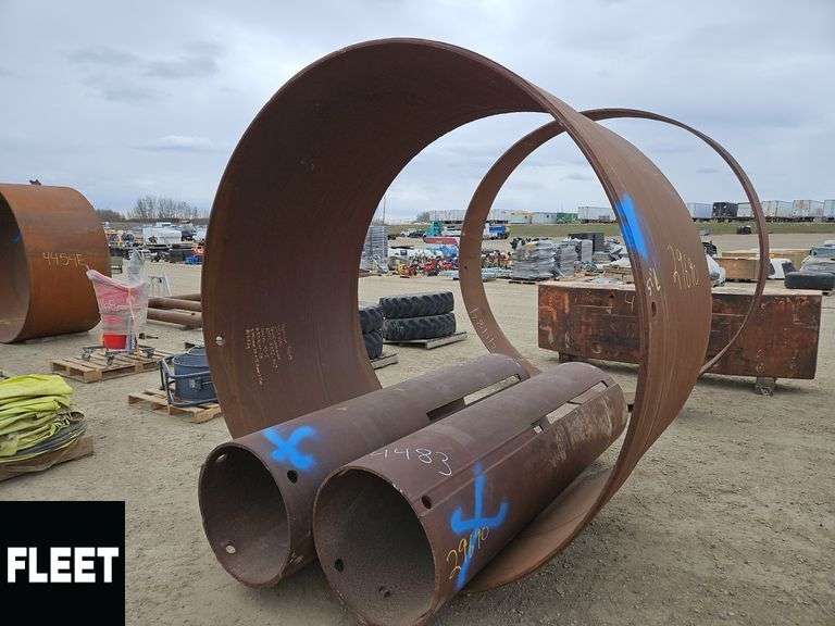 3 Steel Pipes - Qty.1 - Michener Allen Auctioneering Ltd