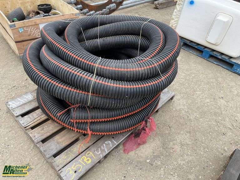 120' Solid Weeping Tile Hose - Michener Allen Auctioneering Ltd