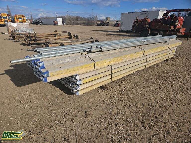 Pallet of Doka Planks & Metal Pipe - Qty.1 - Michener Allen ...