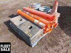 Pallet Containing Approximately 12 Candle Pylons with Bases, 9 Cone ...