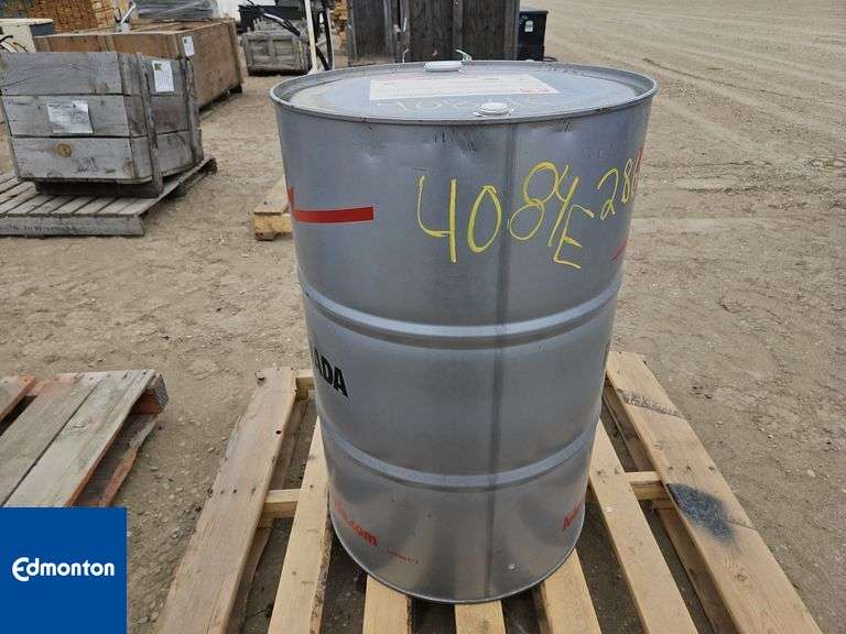 Pallet with Barrel of Dura Drive HD Synthetic Blend ATF 205L - Michener ...