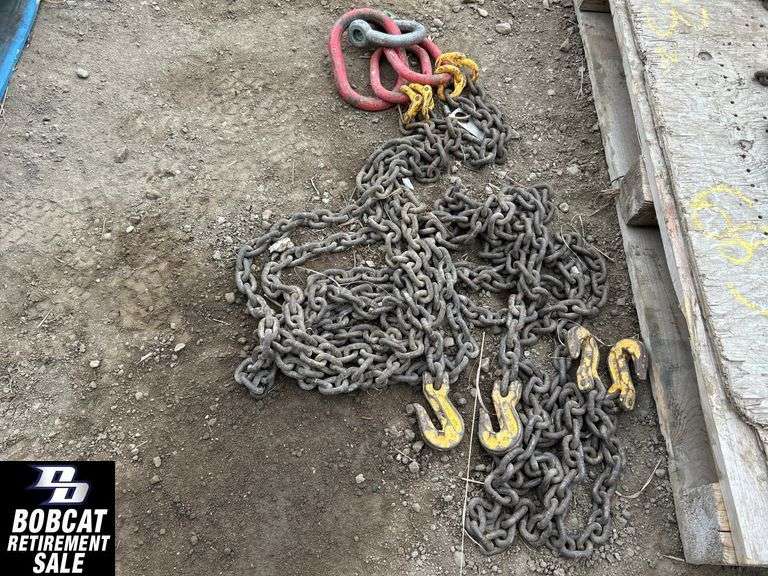 4 Point Lifting Chain, Assorted Chains - Michener Allen Auctioneering Ltd