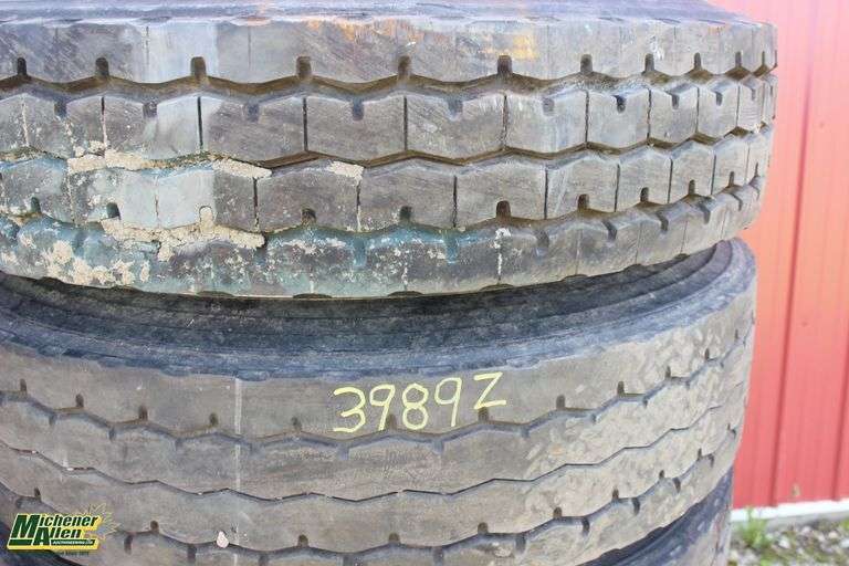 5-11R24.5 Recap Trailer Tires on Style Dayton Rims - Michener Allen ...