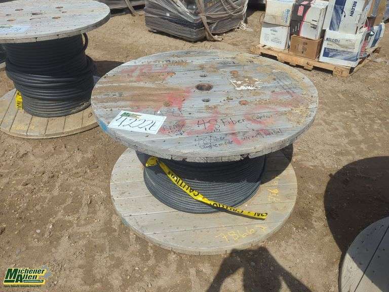Spool of 48 Fiber Optic Cable - Michener Allen Auctioneering Ltd