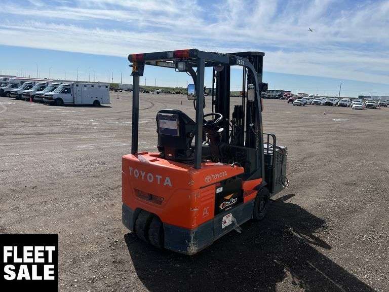 Toyota 7FBEU15 2400 LBS Forklift - Michener Allen Auctioneering Ltd