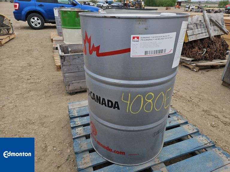 Pallet with Barrel of Dura Drive HD Synthetic Blend ATF 205L - Michener ...