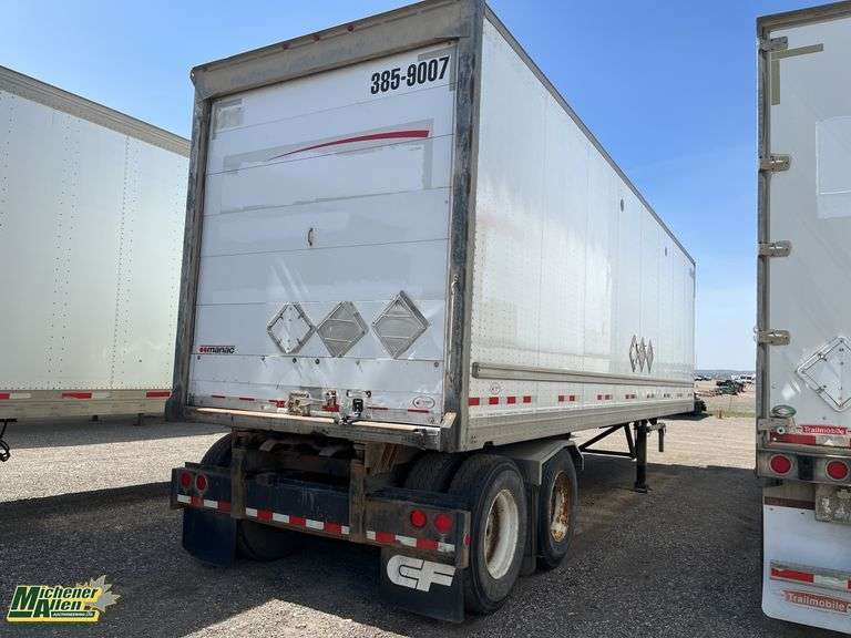 1984 MANAC Multi Use Trailer Can be Lead or Pup T/A 32 Dry Van Trailer ...