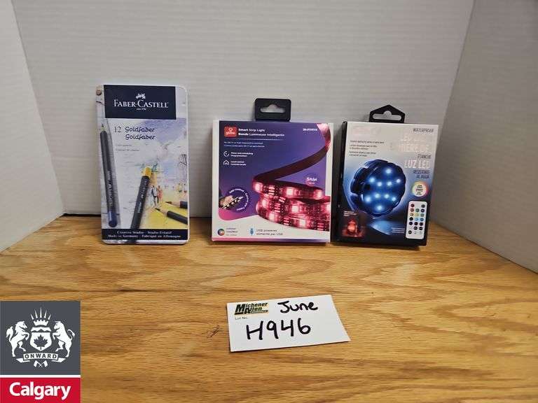 LED Lights and Pencil Crayons - Michener Allen Auctioneering Ltd