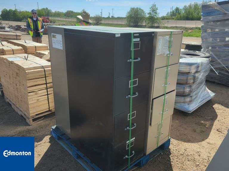 Pallet with 3 (18inx 51in) Filing Cabinets - Michener Allen ...