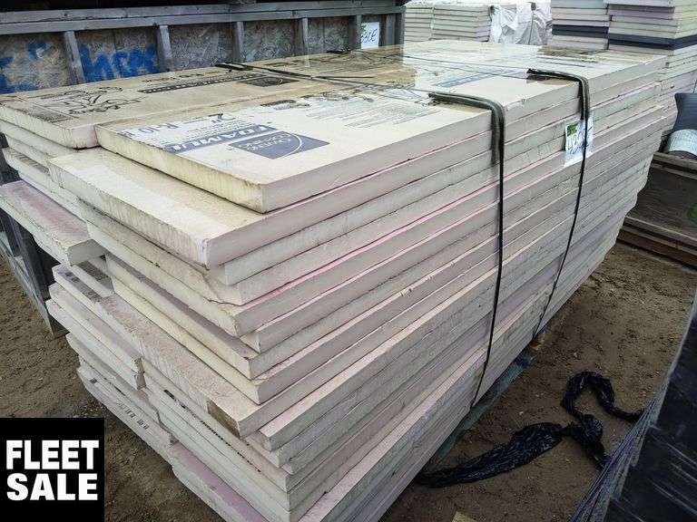 Pallet of 2in Styrofoam Insulation - Michener Allen Auctioneering Ltd