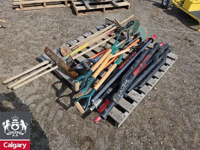 Pallet of Various Landscaping Tools - Michener Allen Auctioneering Ltd