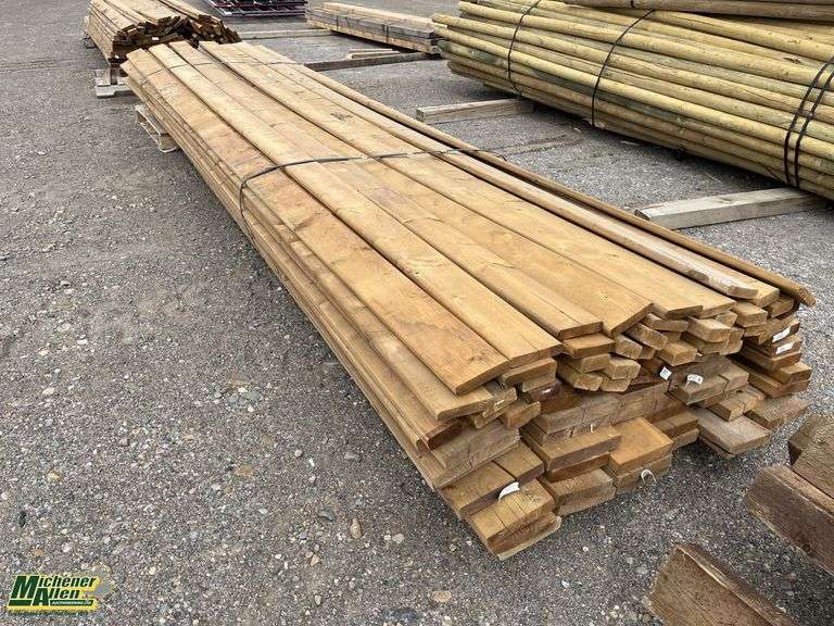 Lot of Treated Lumber - Michener Allen Auctioneering Ltd