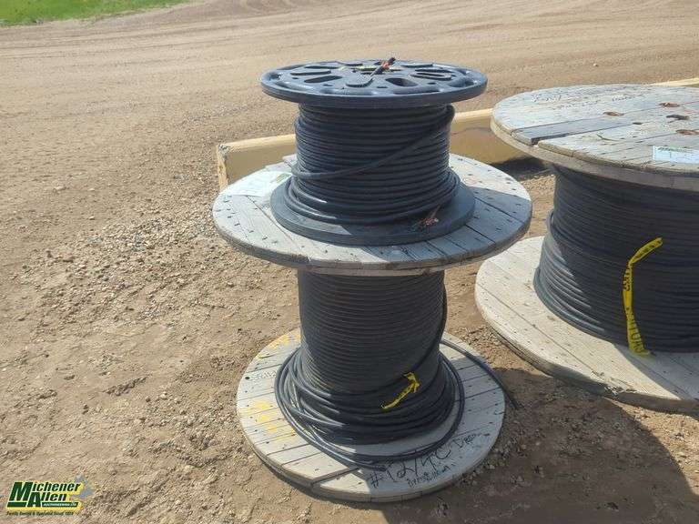 2 Spools with Assorted Cable - Michener Allen Auctioneering Ltd