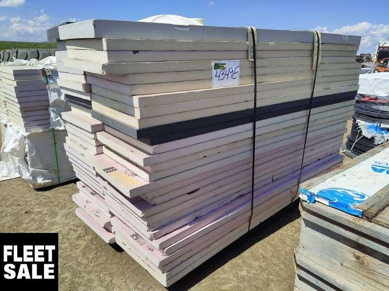 Pallet of 2in Styrofoam Insulation - Michener Allen Auctioneering Ltd