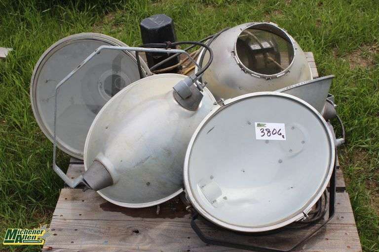 Pallet of Used Light Tower Lights and 2 Transformers - Michener Allen ...