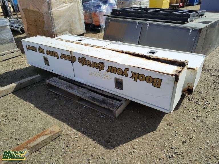 Two 8ft Service Cabinets - Michener Allen Auctioneering Ltd