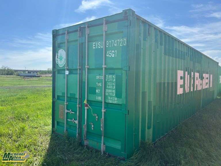 40' High Cube 1 Door Multi Use Sea Container - Michener Allen ...