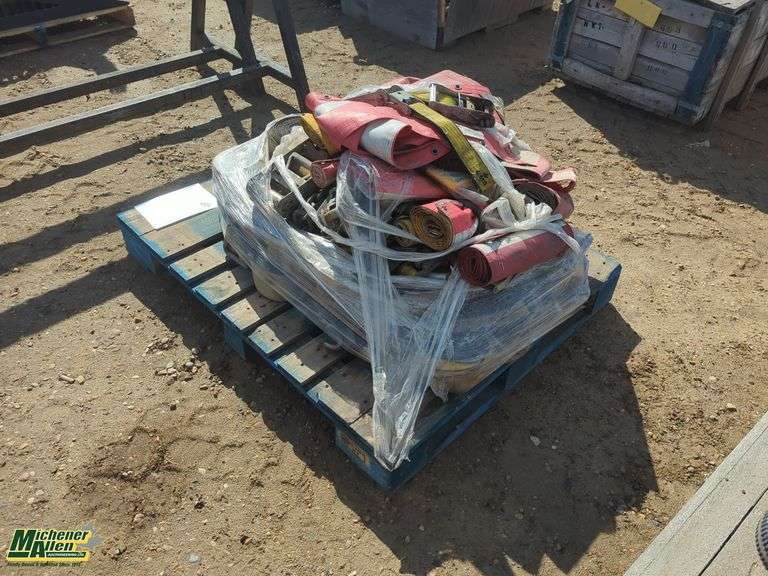 Pallet with Straps - Michener Allen Auctioneering Ltd