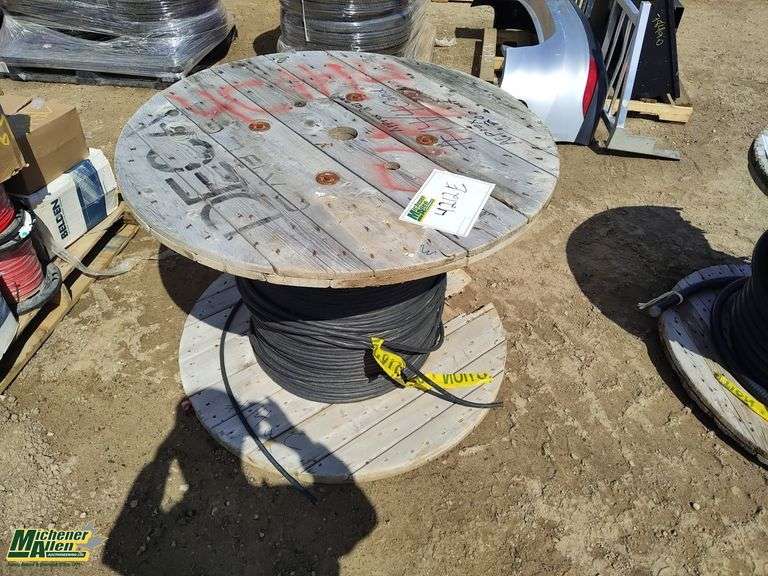 Spool with 14/4 Cond Cable - Michener Allen Auctioneering Ltd