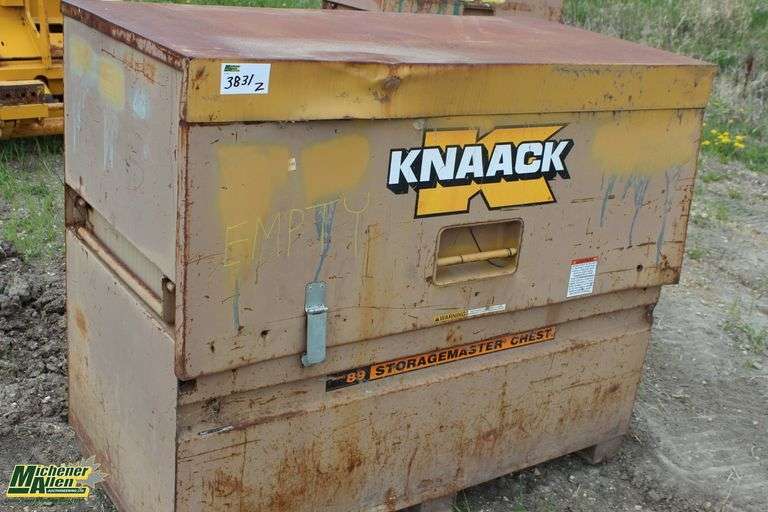 Used Knaack Box. 5Ft. W. x 4Ft. H. x 3Ft. D. - Michener Allen ...