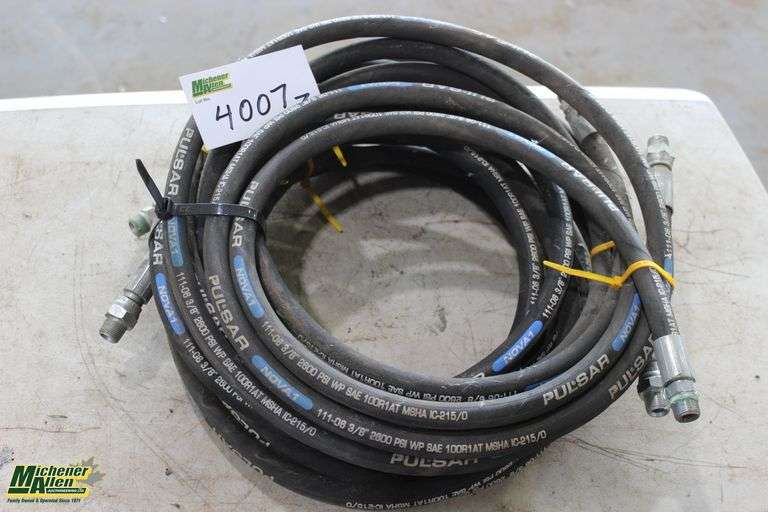 3/8" x 10ft 2600 psi Hoses with 3/8 Pipe Thread Ends - Michener Allen ...