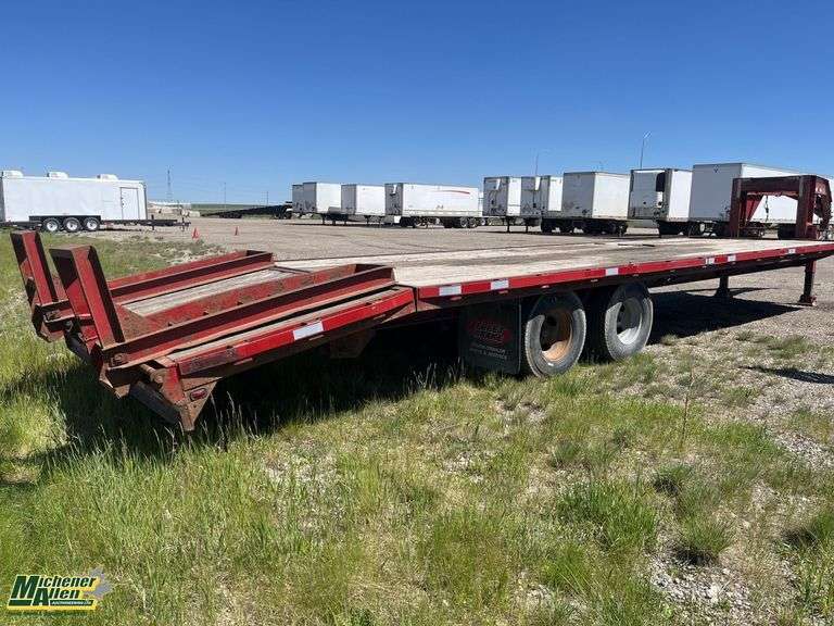 1998 Corn Pro T/A - T/A 27 Gooseneck Equipment Trailer - Michener Allen ...