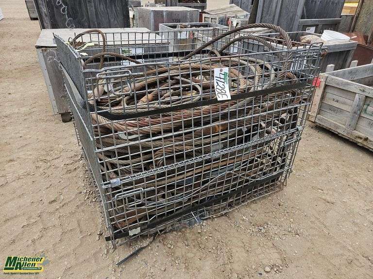 Crate with Cable Slings - Michener Allen Auctioneering Ltd