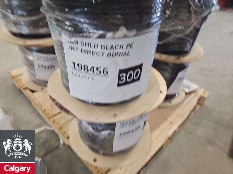 2x 300M Spools of 198456 Cable 18AWG 4C - Michener Allen Auctioneering Ltd