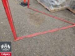 Red Metal Frame - Michener Allen Auctioneering Ltd