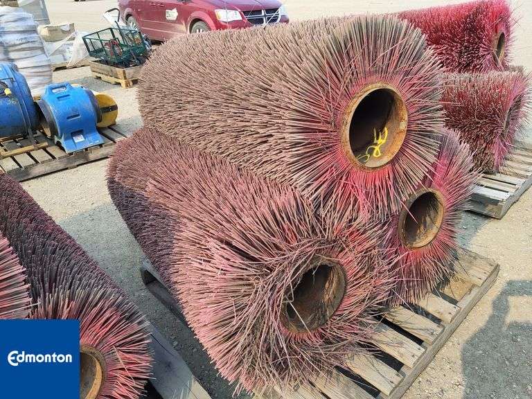 Pallet of 3 60in Sweeper Brooms - Michener Allen Auctioneering Ltd