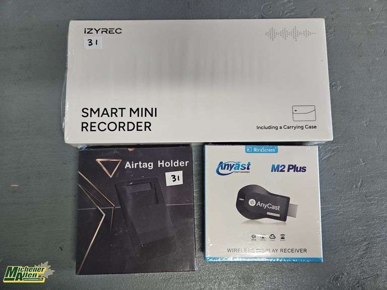 Smart Recorder, Air Tag Holder and Wireless Display Receiver- Qty.1 ...