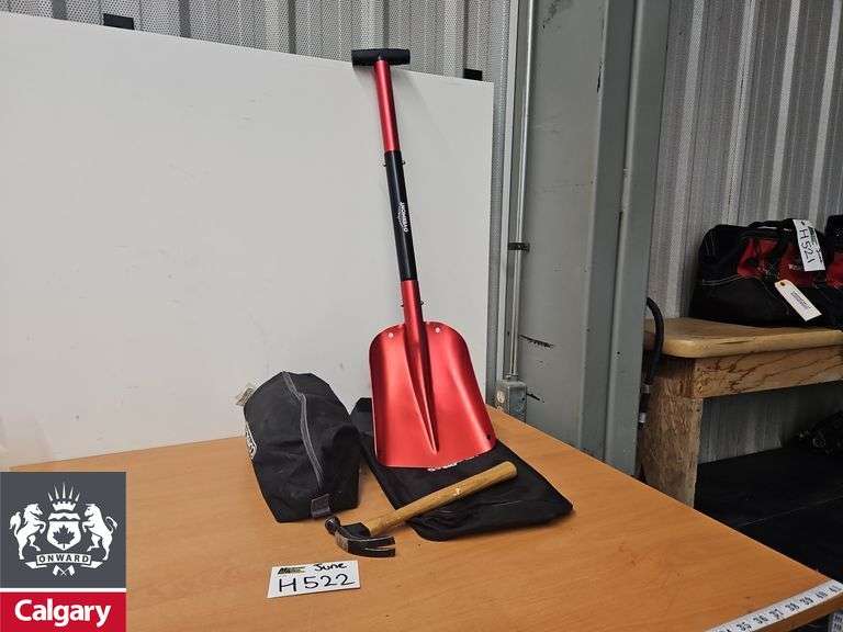 Overmont Compact Shovel w/Case, Compact Fold Up chair w/Case, and ...