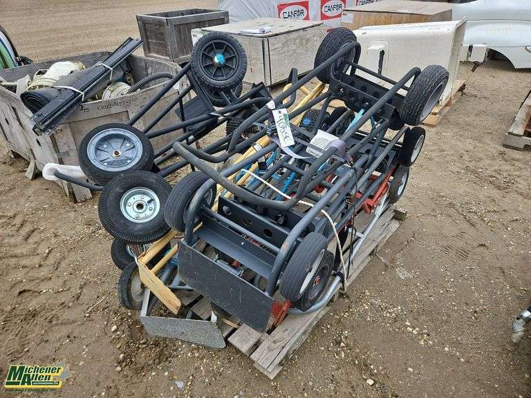 Pallet with Hand Carts - Michener Allen Auctioneering Ltd