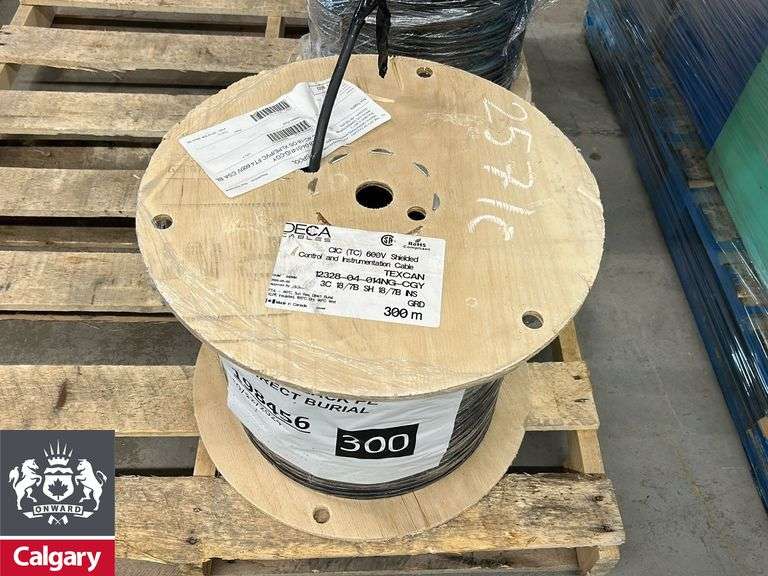 1 roll 300M Spool of 198456 Cable 18AWG 4C - Michener Allen ...