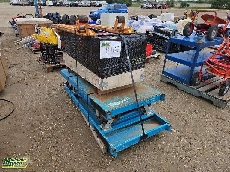 Lift- Rite Pallet Jack , 2 Shop Carts and Crate with Extension Cords ...