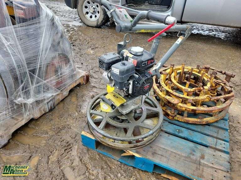 Power Trowel & Large Pipe Clamp - Michener Allen Auctioneering Ltd