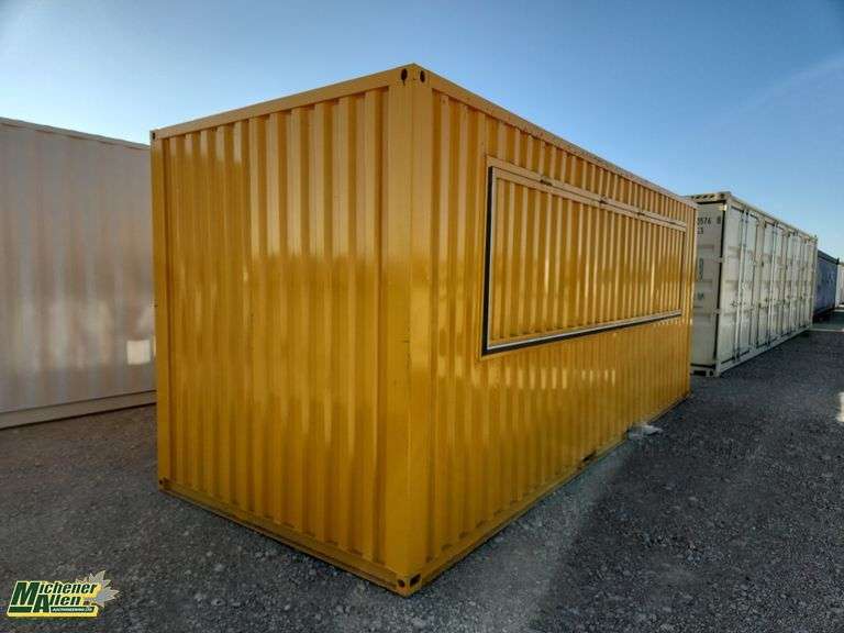 20' 1 Door Single Use Yellow Portable Office Sea Container - Michener ...